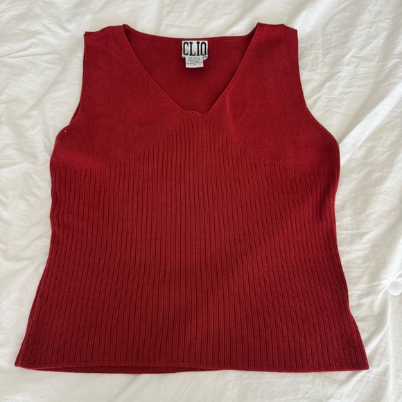 Clio | Tops | Vintage Clio Knit Tank | Poshmark